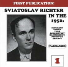 Sviatoslav Richter in the 1950s: 0606345001223: TGJones