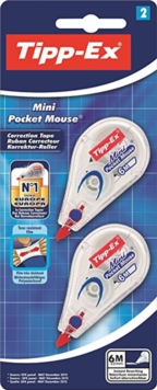 Tipp-Ex Mini Pocket Mouse Correction Tape 5mm x 6m 2 Pack ...