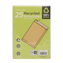 WHSmith C5 Recycled Brown Envelopes 25 Pack: 5013872002329: TGJones