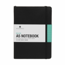 WHSmith Moderno Black A5 Ruled Soft Cover Notebook 150 Pages ...
