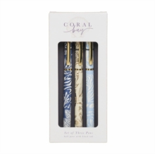 WHSmith Coral Bay Black Ballpoint Pens 3 Pack: 5013872157081: TGJones