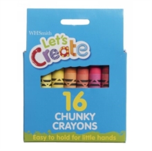 WHSmith Let's Create Chunky Crayons 16 Pack: 5013872181390: TGJones