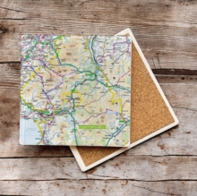 OS Map Ceramic Single Coaster - Snowdonia National Park ...