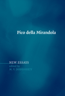 Pico della Mirandola : New Essays: : 9780521847360: TGJones