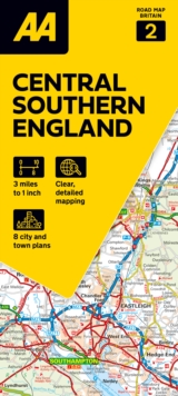 AA Road Map Central Southern England: : 9780749584658: TGJones