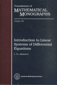 Introduction to Linear Systems of Differential Equations: American ...