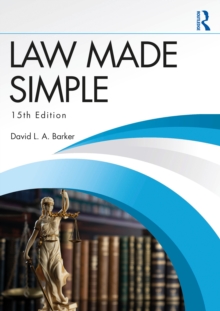 Law Made Simple: David L. A. Barker: 9781032728247: TGJones