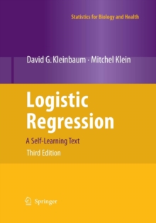 Logistic Regression : A Self-Learning Text: David G. Kleinbaum ...