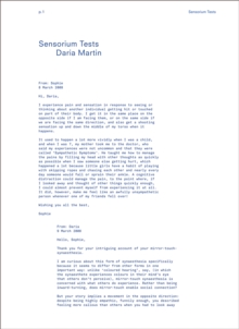 Daria Martin: Sensorium Tests: : 9783037642726: TGJones