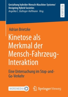 Kinetose als Merkmal der Mensch-Fahrzeug-Interaktion : Eine ...