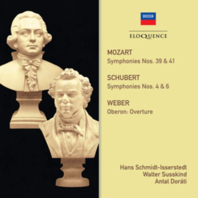 Mozart: Symphonies Nos. 39 & 41/Schubert: Symphonies Nos. 4/...: 0028948403530: TGJones