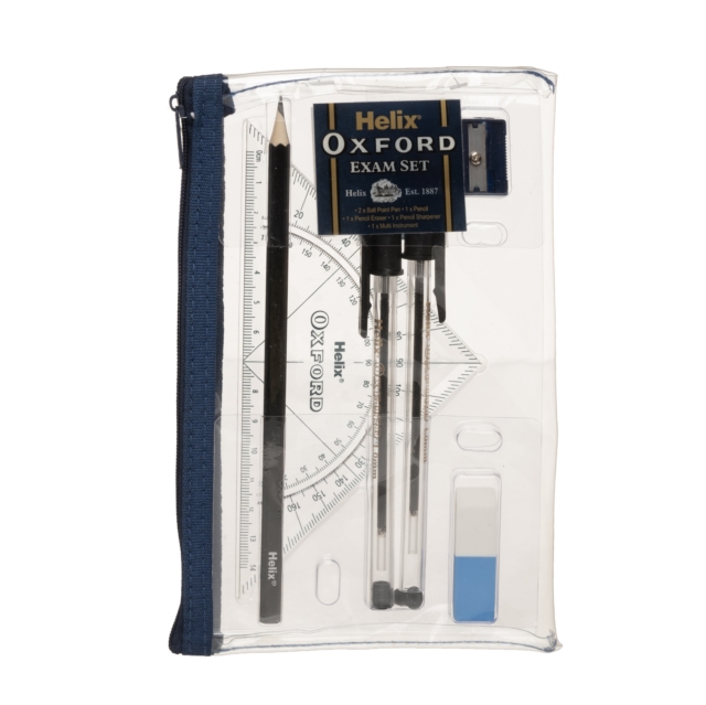 Helix Oxford Exam Set Pencil Case: 0079252323229: TGJones