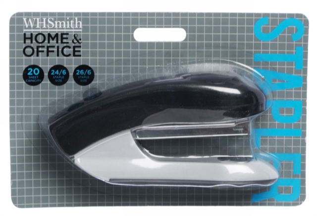 WHSmith Black Medium Stapler: 5013872001070: TGJones