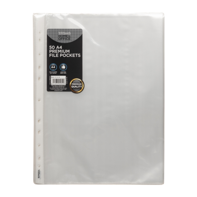WHSmith A4 Premium File Pockets 50 Pockets: 5013872029524: TGJones