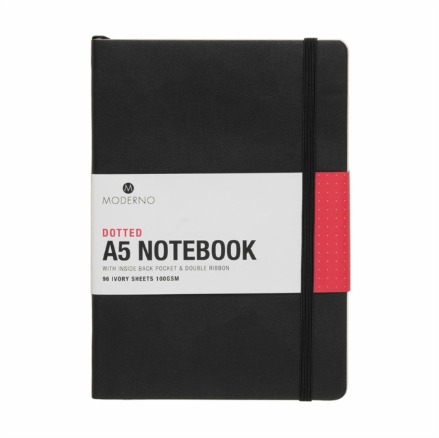 WHSmith Moderno Black A5 Dotted Soft Cover Notebook 96 Pages ...
