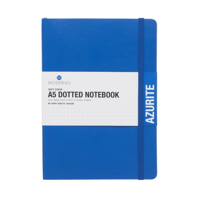 WHSmith Moderno Azurite A5 Dotted Soft Cover Notebook 96 Pages ...