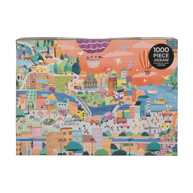 WHSmith Balloons at Sunset 1000 Piece Jigsaw Puzzle: 5013872154134: TGJones