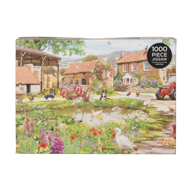 WHSmith Wildflower Farm 1000 Piece Jigsaw Puzzle: 5013872154165: TGJones