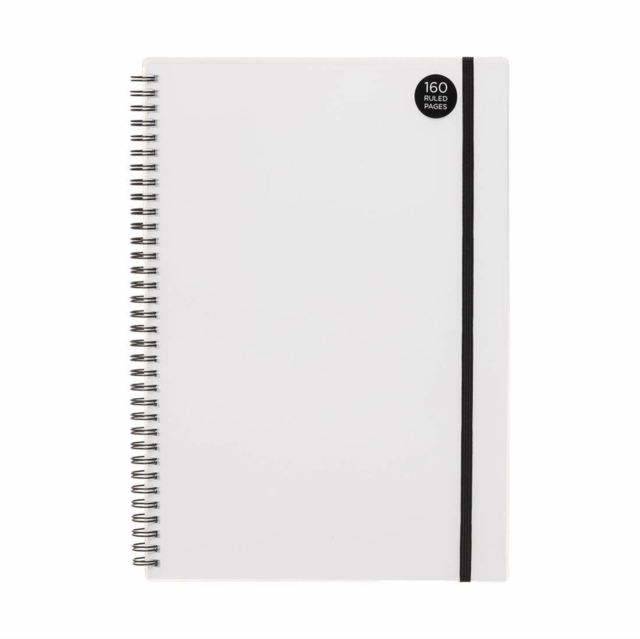 WHSmith White A4 Ruled Notebook 160 Pages: 5013872159368: TGJones