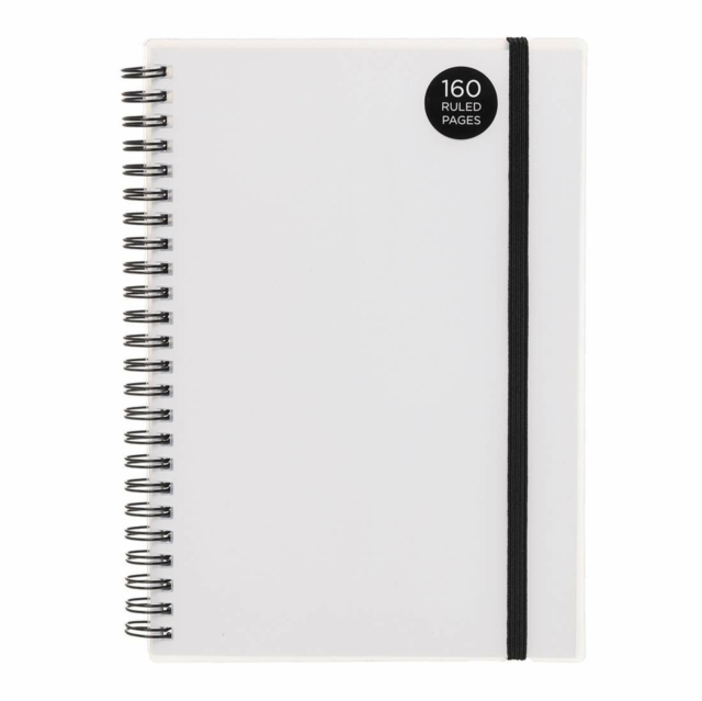WHSmith White A5 Ruled Notebook 160 Pages: 5013872159429: TGJones