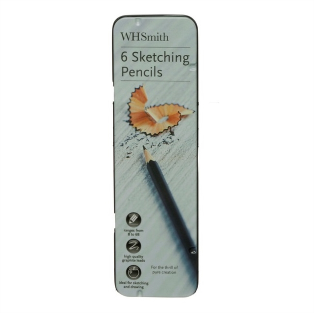 WHSmith Sketching Pencils 6 Pack: 5013872181239: TGJones