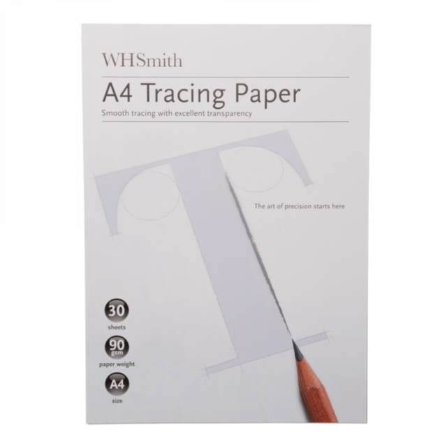 WHSmith A4 Tracing Paper 30 Sheets: 5013872181321: TGJones