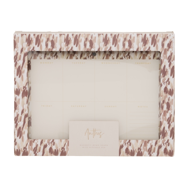 WHSmith Anthos Magnetic Weekly Planner with Wipeable Pen: 5013872182731 ...