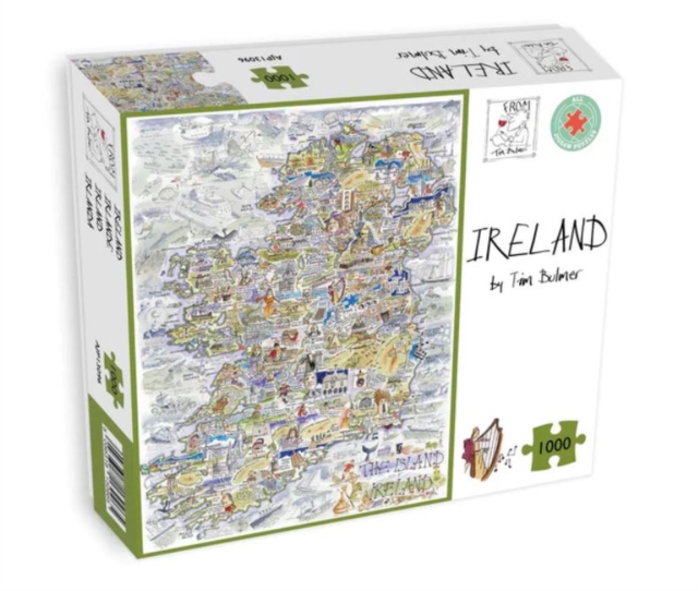 Map of Ireland Jigsaw 1000 Piece Puzzle: : 5056318130965: TGJones