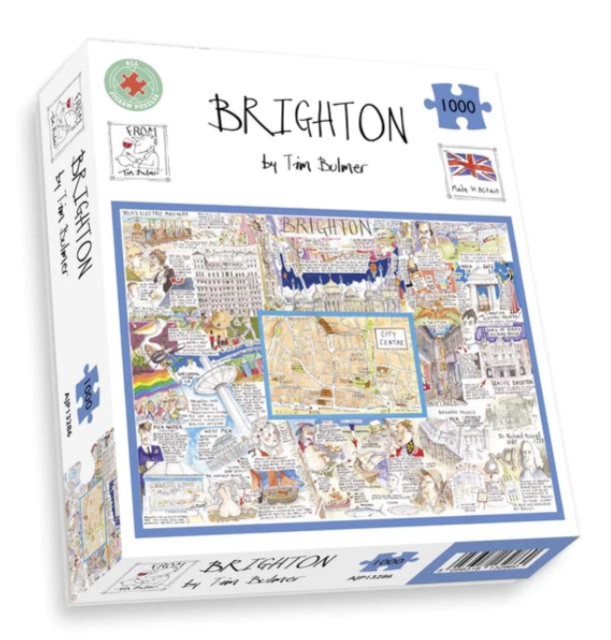 Map of Brighton Jigsaw 1000 Piece Puzzle: : 5056318132860: TGJones