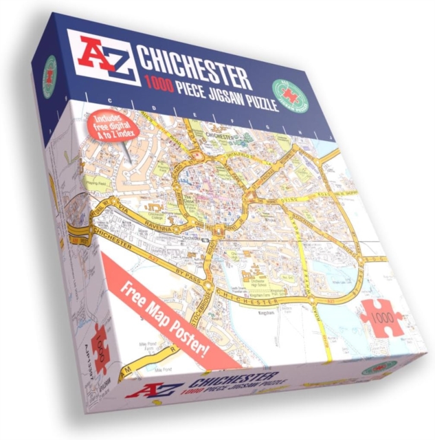 A-Z Map of Chichester: : 5056318133973: TGJones