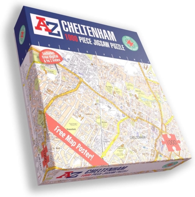 A-Z Map of Cheltenham: : 5056318134154: TGJones