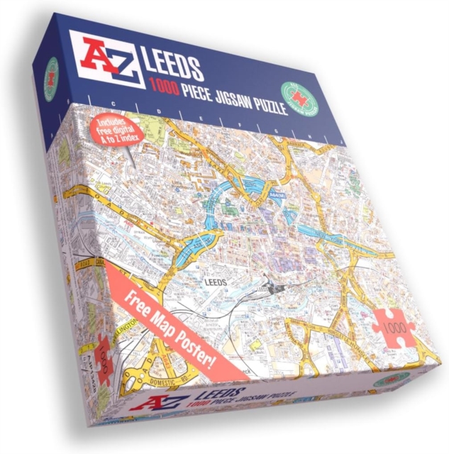 A-Z Map of Leeds: : 5056318134284: TGJones