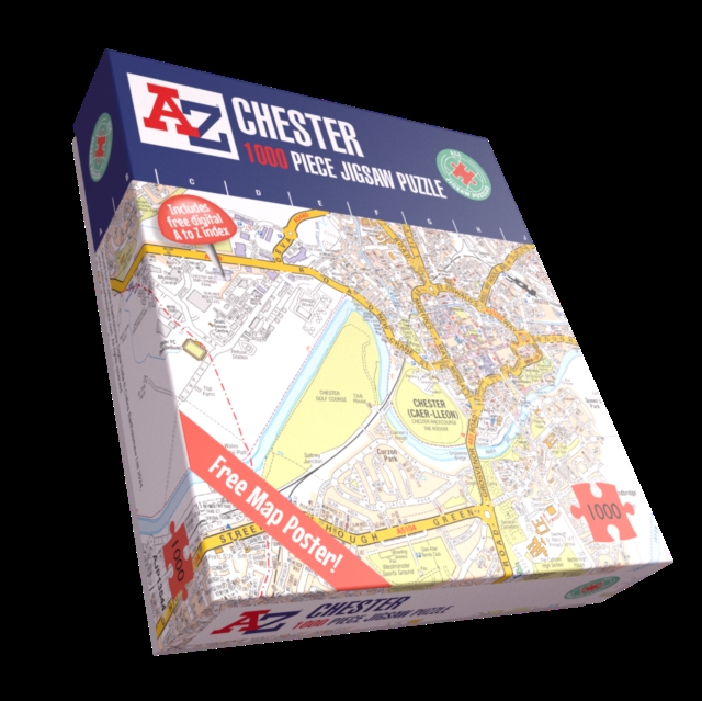 A-Z Map of Chester: : 5056318135441: TGJones