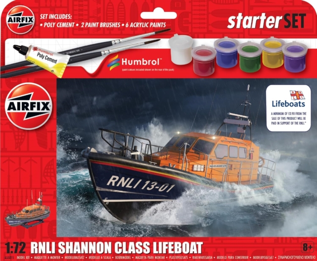 Airfix STARTER SET - RNLI SHANNON CLASS LIFEBOT Model Toy ...