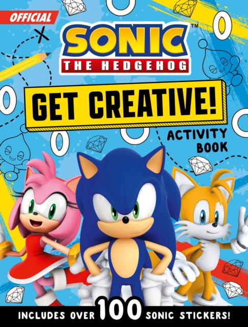 Sonic The Hedgehog Get Creative! Sticker Activity Book: Sonic the ...
