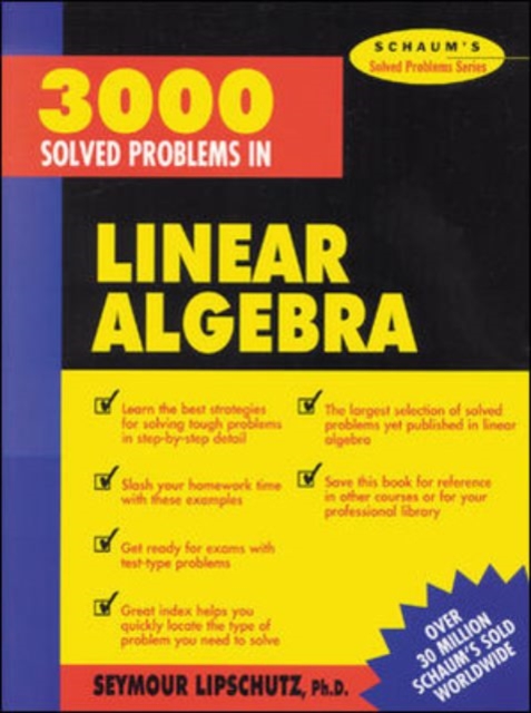 3,000 Solved Problems in Linear Algebra: Seymour Lipschutz ...