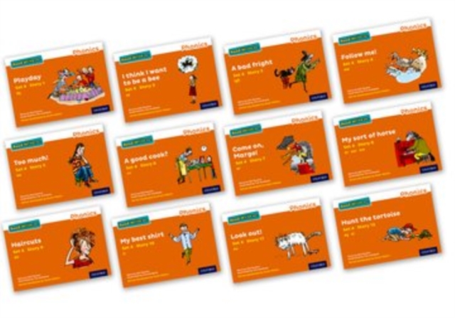 Read Write Inc. Phonics: Orange Set 4 Core Storybooks (Mixed Pack of 12 ...