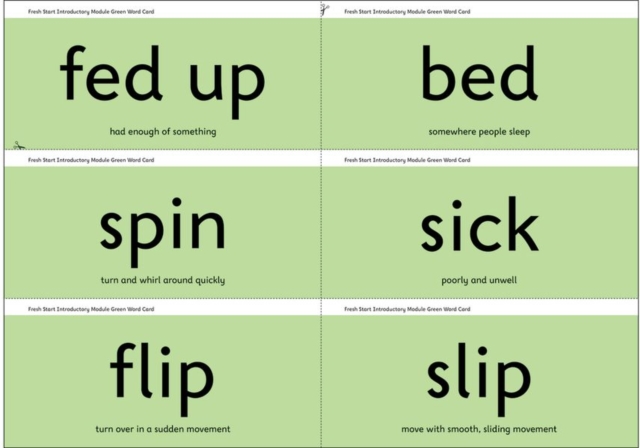 Read Write Inc. Fresh Start: Module Green Word Cards: : 9780198417064 ...