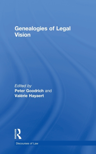 Genealogies of Legal Vision: : 9780415749077: TGJones