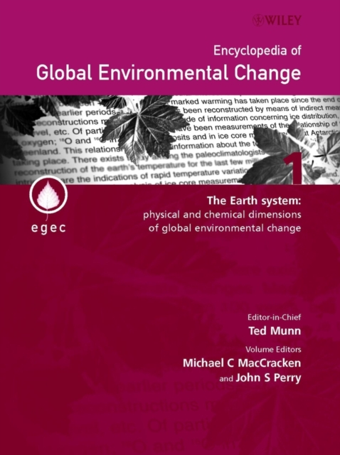 Encyclopedia of Global Environmental Change, The Earth System ...