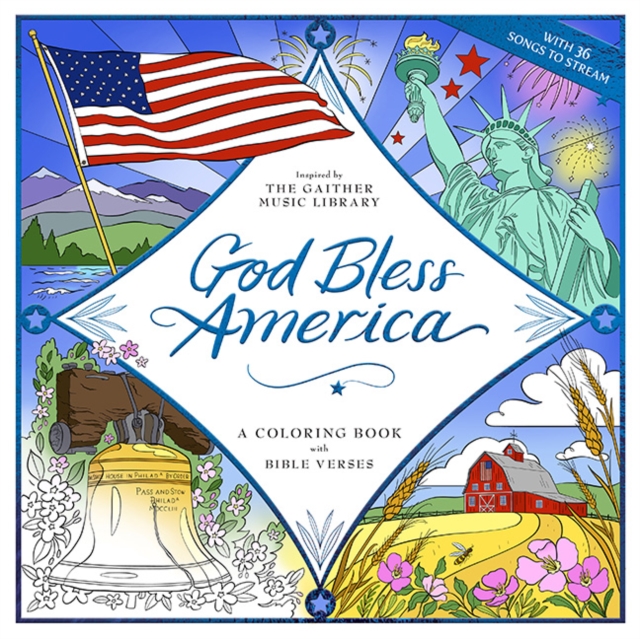 God Bless America: A Coloring Book with Bible Verses: Gaither Music ...