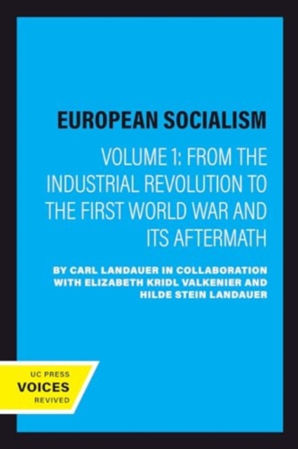 European Socialism, Volume I : From the Industrial Revolution to the ...