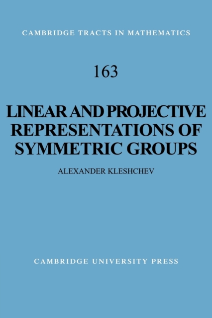 Linear And Projective Representations Of Symmetric Groups Alexander University Of Oregon