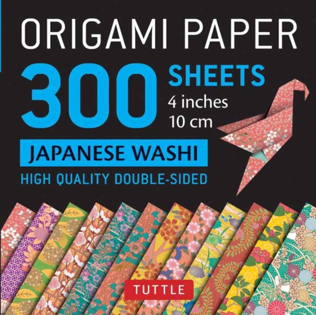 Origami Paper - Japanese Washi Patterns- 4 inch (10cm) 300 sheets ...