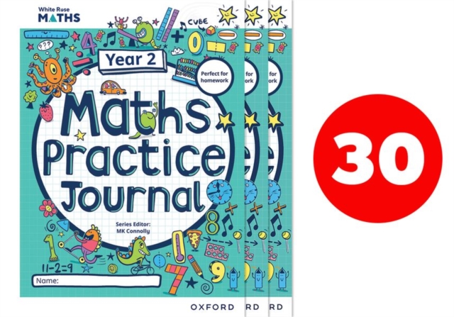 White Rose Maths Practice Journals Year 2 Workbooks: Pack of 30: Mary ...