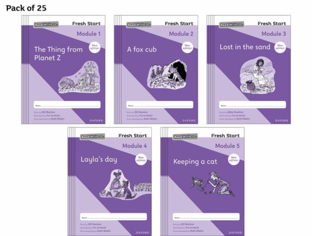 Read Write Inc. Fresh Start: 2024 Modules 1-5 - Pack of 25: Gill Munton ...