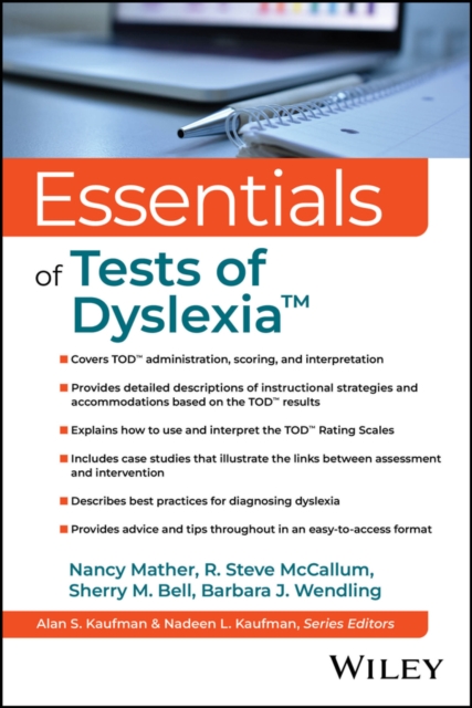 Essentials of Tests of Dyslexia?: Nancy (University of Arizona) Mather ...