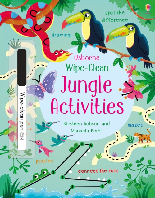 Wipe-Clean Jungle Activities: Kirsteen Robson: 9781474951319: TGJones