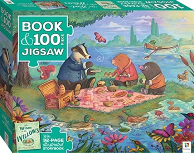 Book with 100-Piece Jigsaw: The Wind in the Willows: Kenneth Grahame ...