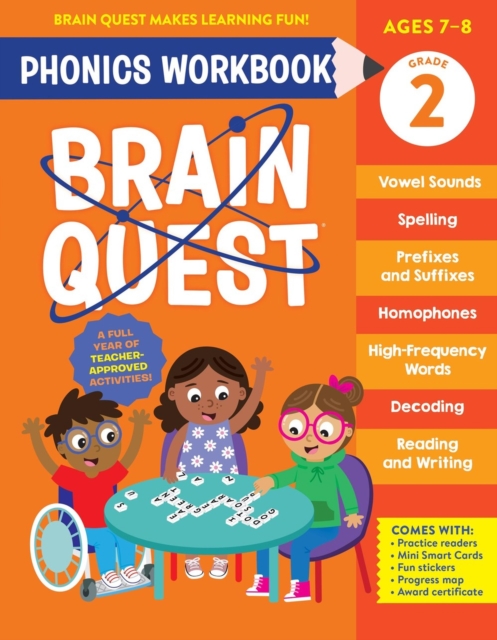 Brain Quest Phonics Workbook: Grade 2: Workman Publishing: 9781523527854: TGJones